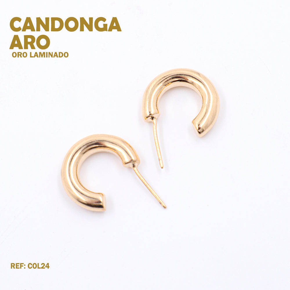 CANDONGA ORO LAMINADO ARO – BisuteriaJG