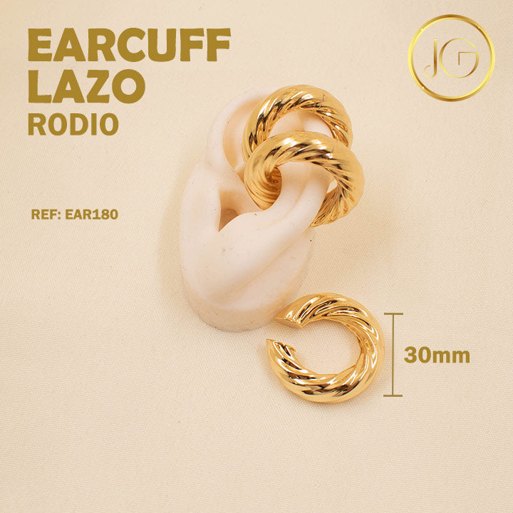 EAR CUFF RODINADO LAZO – BisuteriaJG