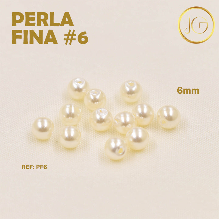 PERLA FINA 6 MM – BisuteriaJG